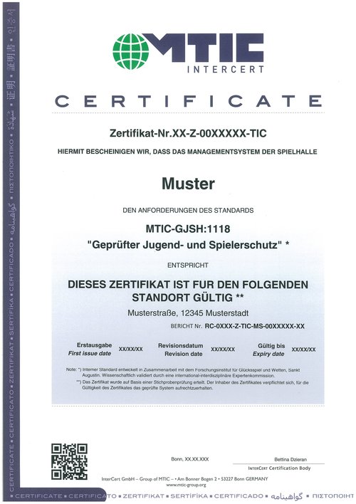 Gaming und Gambling | Intercert GmbH